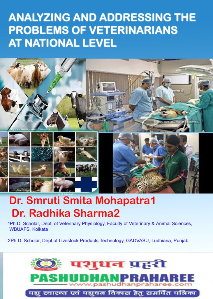 ANALYZING AND ADDRESSING THE PROBLEMS OF VETERINARIANS AT NATIONAL ...